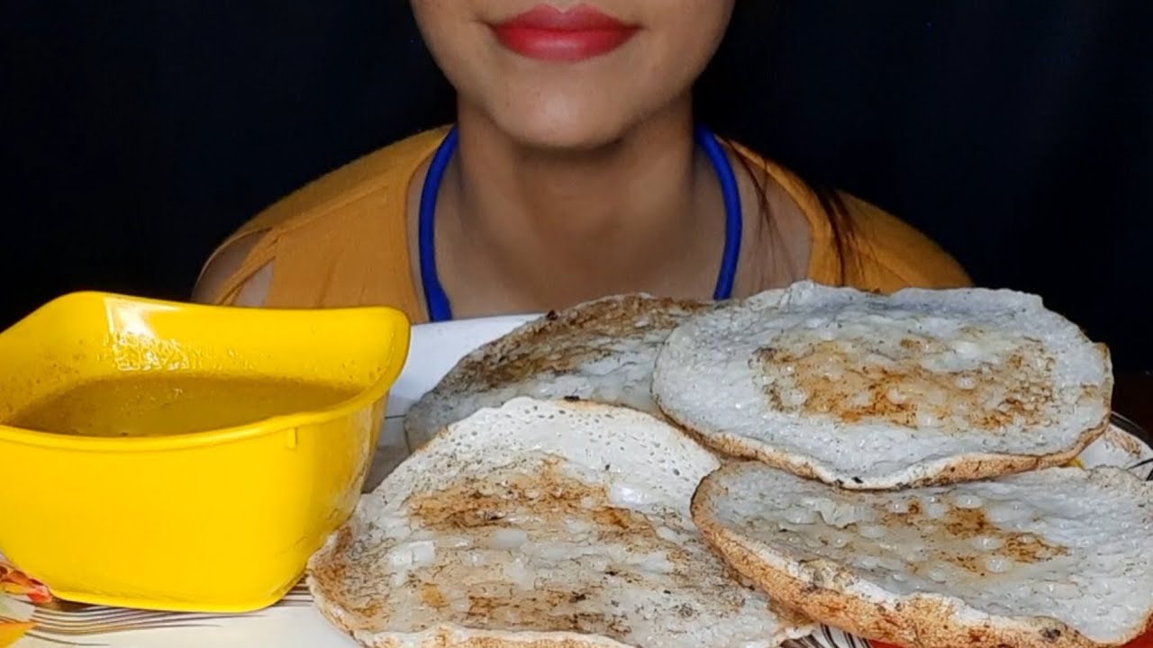 Asmr jharkhand special dhakkan daaba/khapra roti with daal tadka food ...