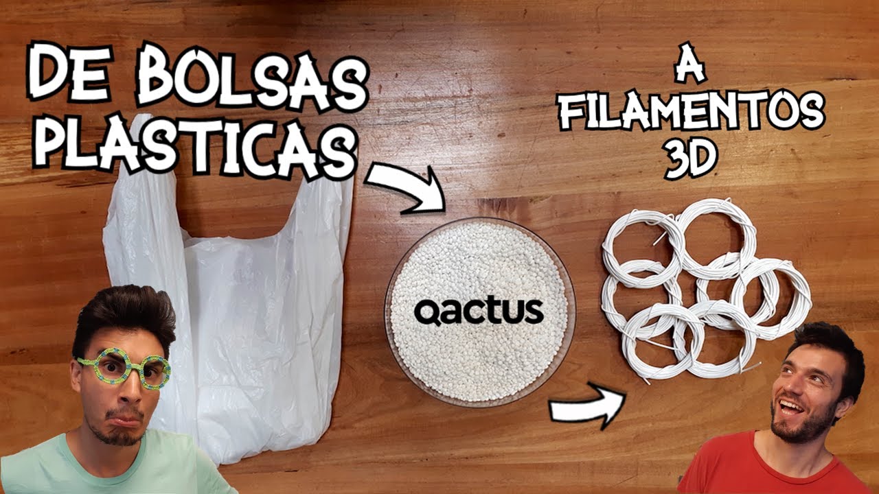 Cómo Hacemos Filamentos con Plástico Reciclado? - Qactus - YouTube