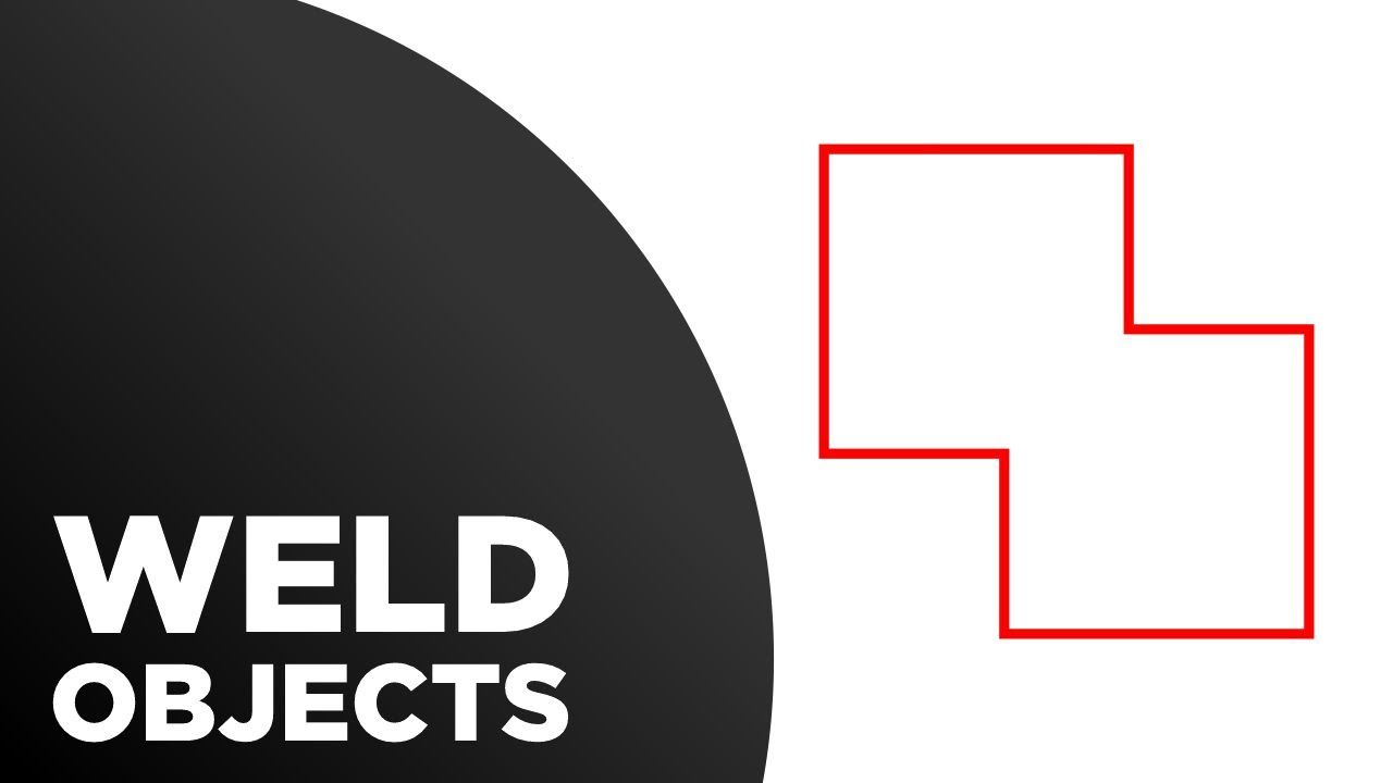 How to WELD in CorelDraw - YouTube