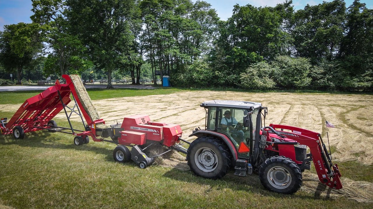 Massey Ferguson 1838 Square Baler: Tight, Consistent Quality Hay Bales ...