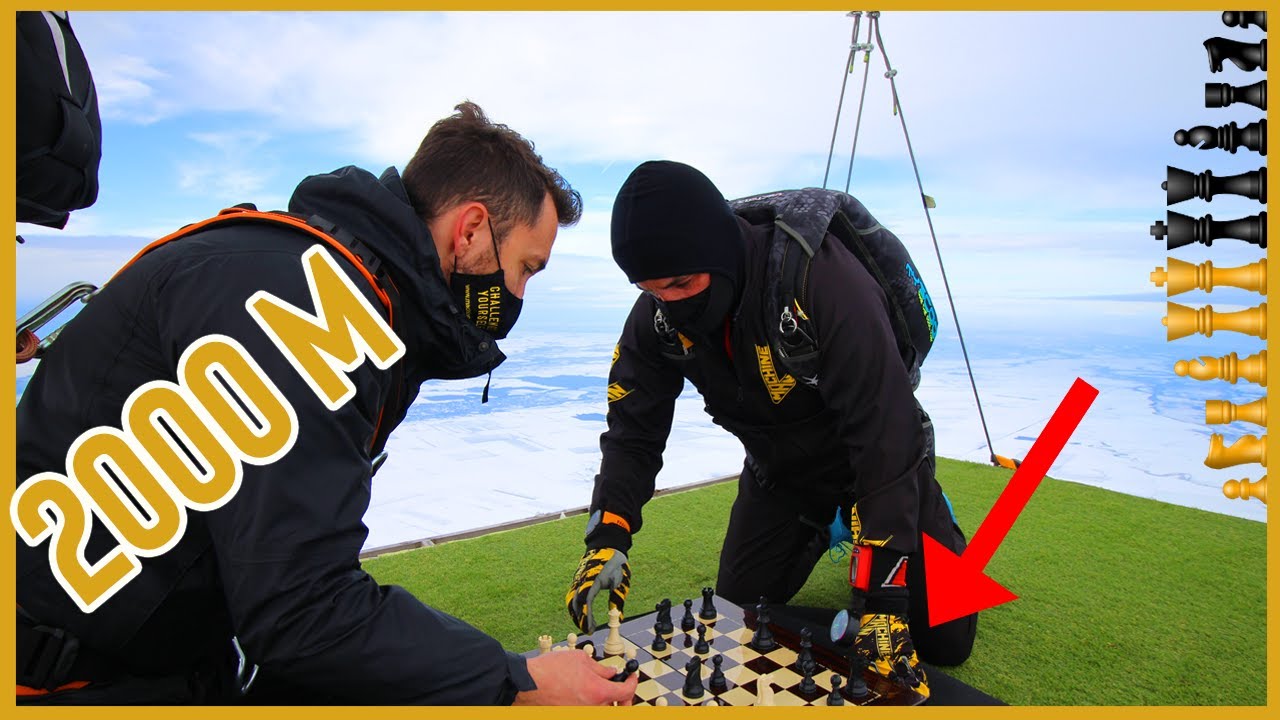 Highest altitude chess game World Record (3/12) - YouTube