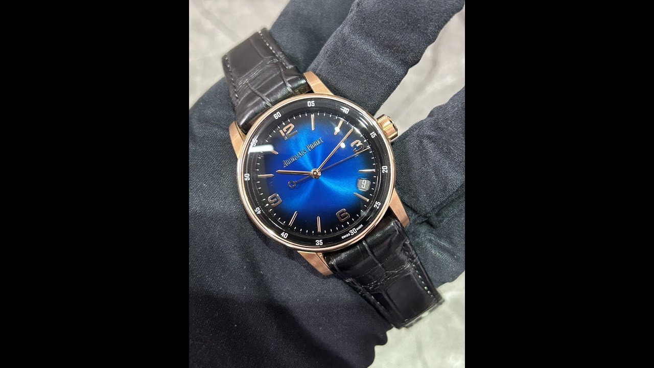 小さな時計屋さんより鮮やかなブルーとピンクゴールドの妖艶な組み合わせのコード1159のご紹介！AUDEMARS PIGUET(オーデマピゲ ...