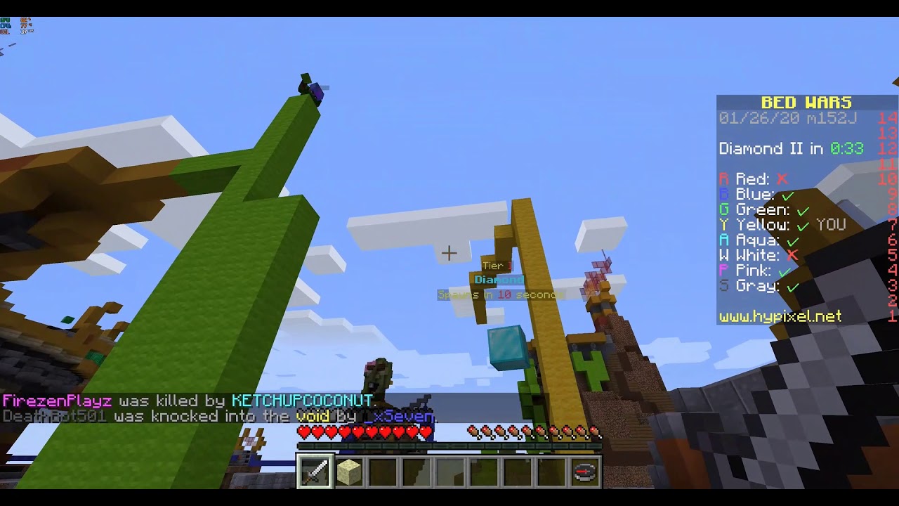 Beds Beds!!!! (Bed Wars) [Minecraft] - YouTube