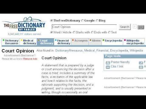 Definition Of Court Reporter - YouTube