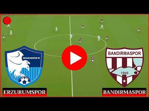 🔴 Erzurumspor Bandırmaspor Maçı 📺 Trendyol 1 Lig - 26 - Maçı Özet ✅ efootball 21