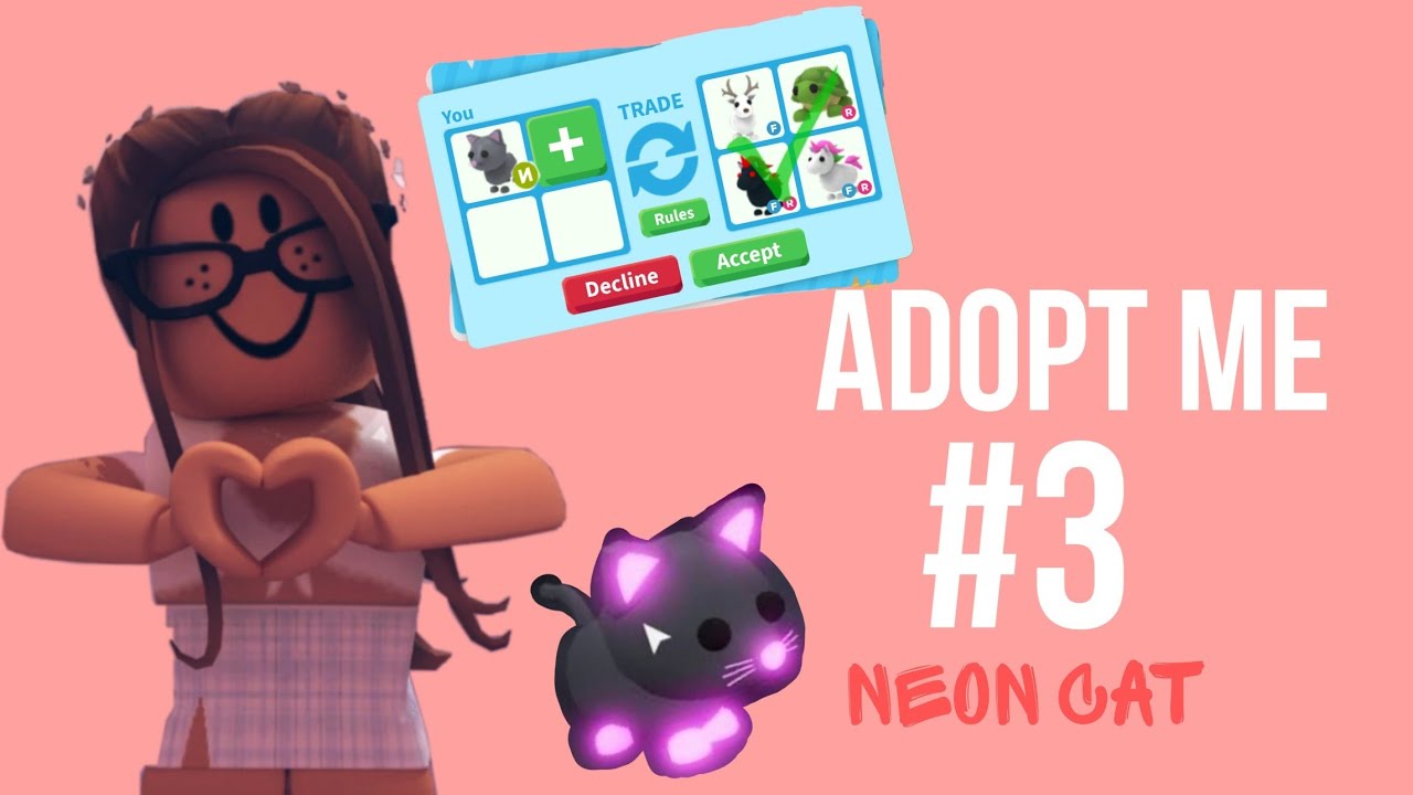 •adopt me #3⛓🌺 // зделала неонового пета в адопте🌿🙈 // ура😜🌷 - YouTube