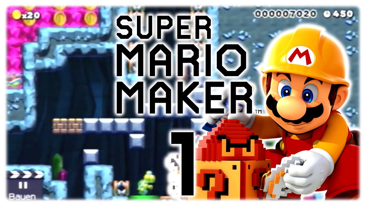 Let's Play Super Mario Maker Part1 - Mein erstes Level! - YouTube