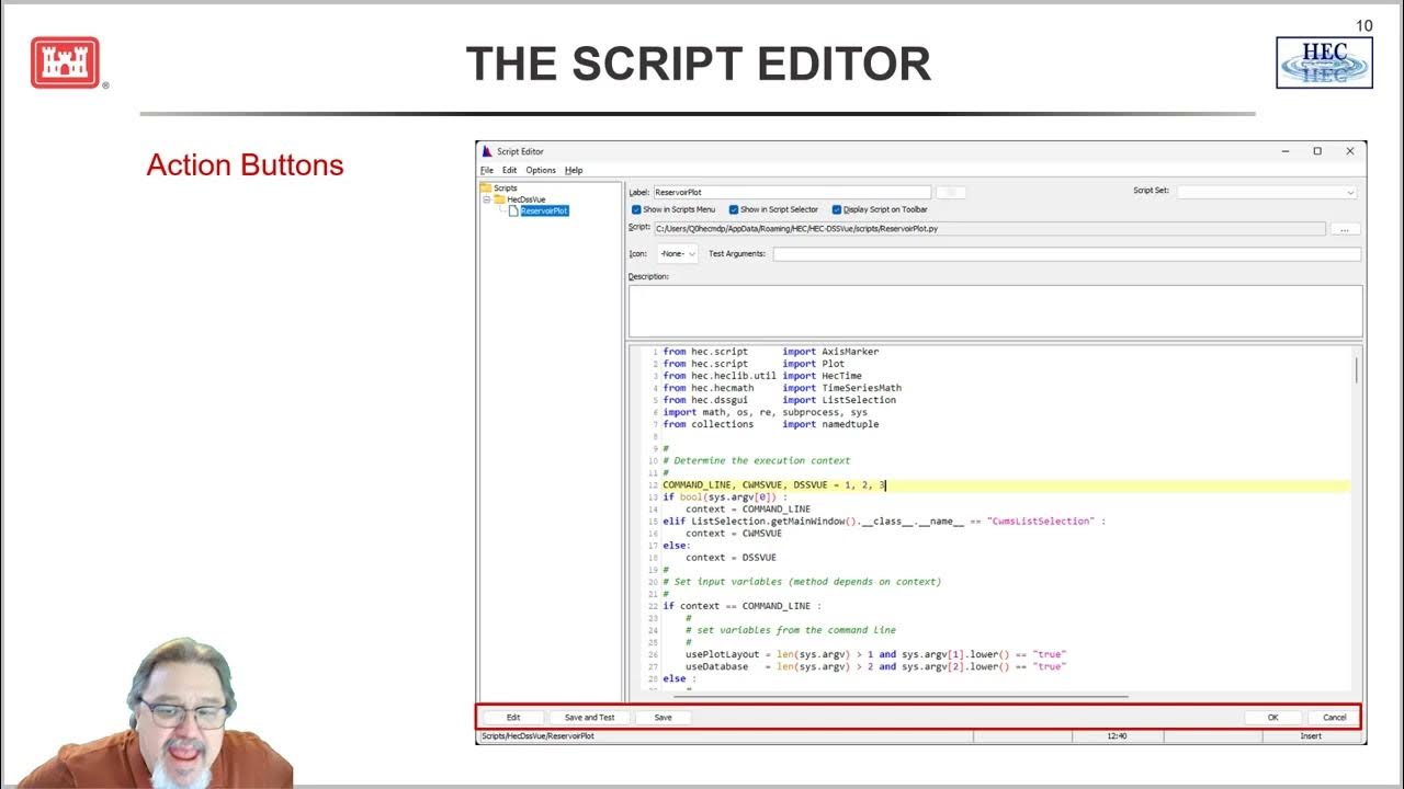 HEC-DSSVue Scripting Lecture Session 2 (The Script Editor) - YouTube