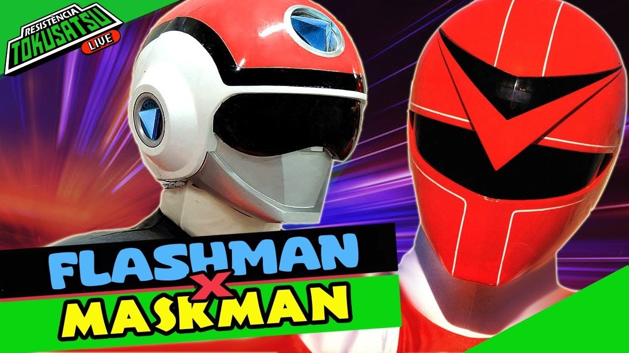 FLASHMAN VS MASKMAN - Qual a melhor série ponto a ponto?! - YouTube