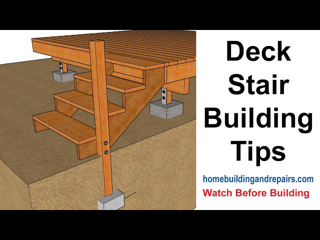 Deck Stairs Construction