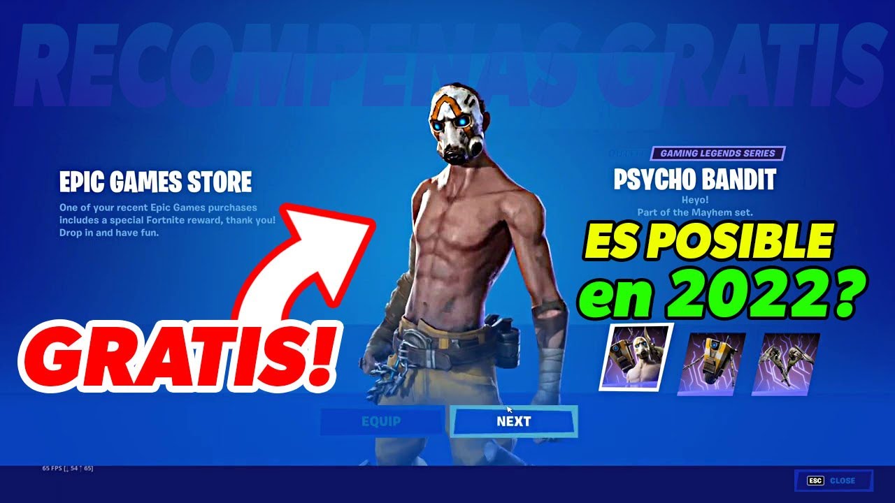 😱SKIN GRATIS del BANDIDO PSICÓPATA en Fortnite *BORDERLANDS 3* - YouTube