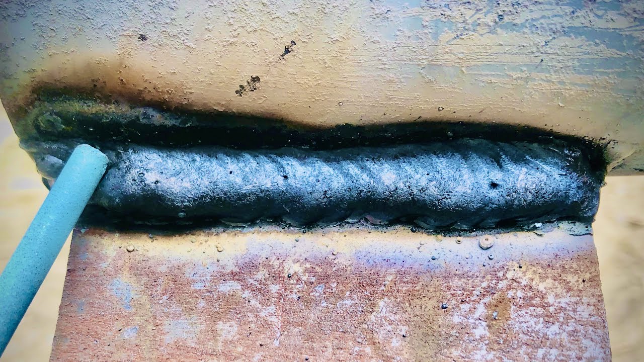 How to weld in overhead round pipe with plate | this technique is not ...