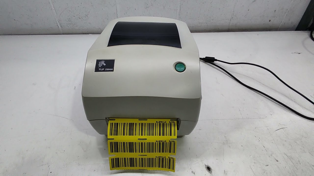 Como fazer a configuração de etiqueta da zebra tlp 2844/ GC 420t usando ...