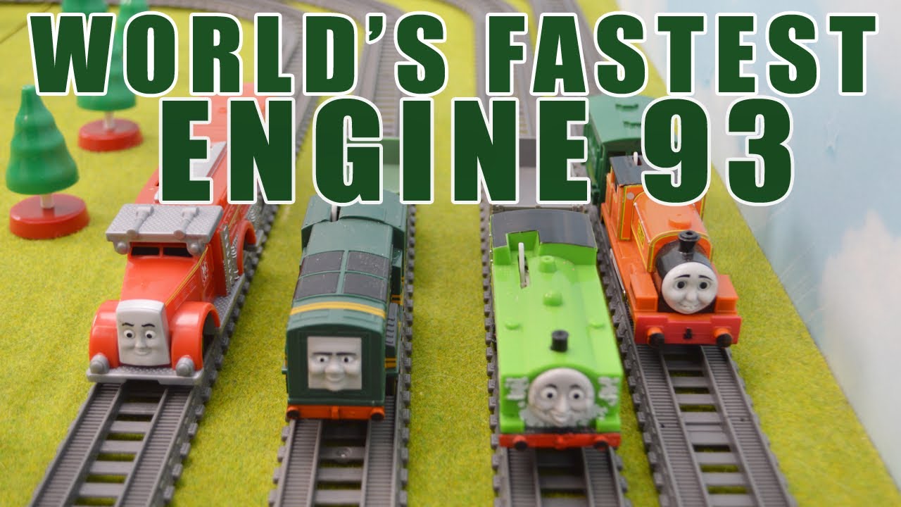 THOMAS AND FRIENDS World's FASTEST Engine 93 Toy Trains for Children ...