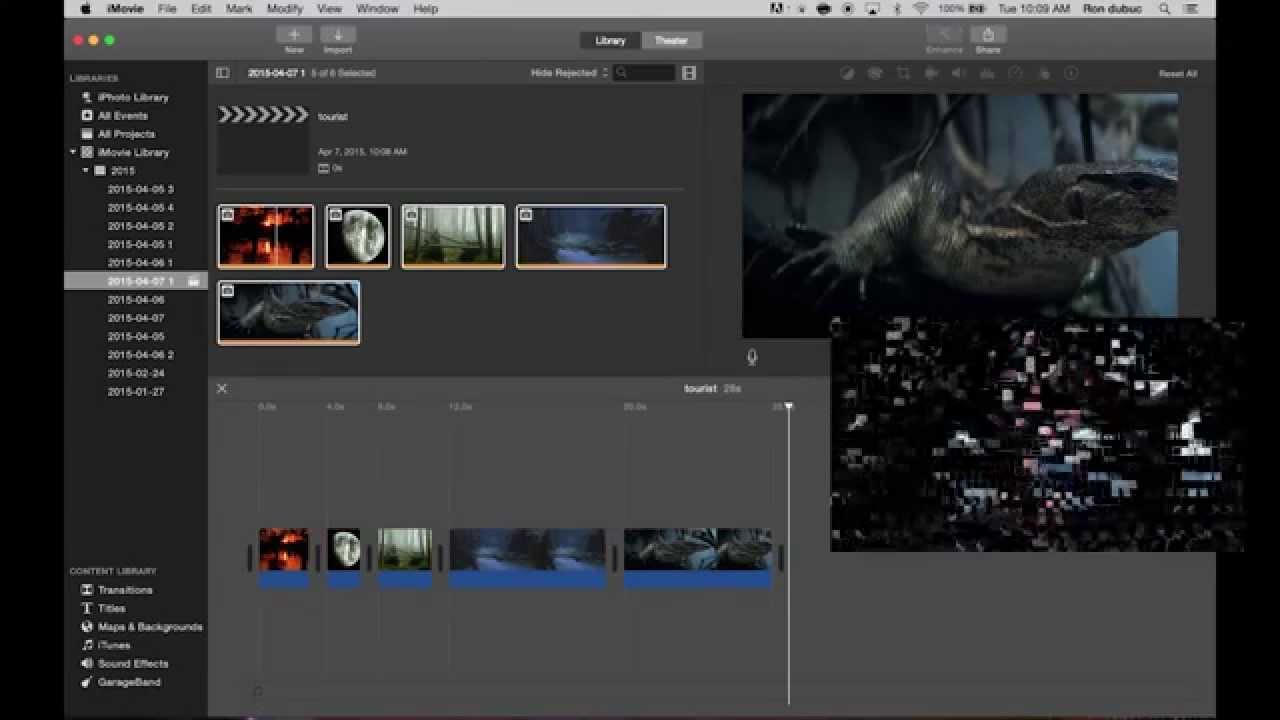 Imovie tutorial 1 - YouTube