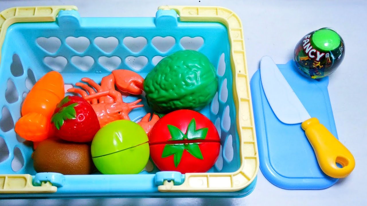 Fruit ASMR Satisfying |how to cut Fruits vegetable toy ASMR video. cut ...