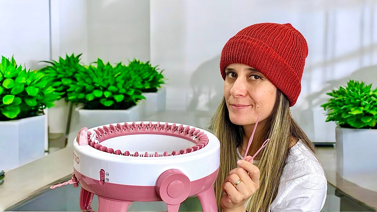 I am trying the knitting machine I bought from Temu. - YouTube