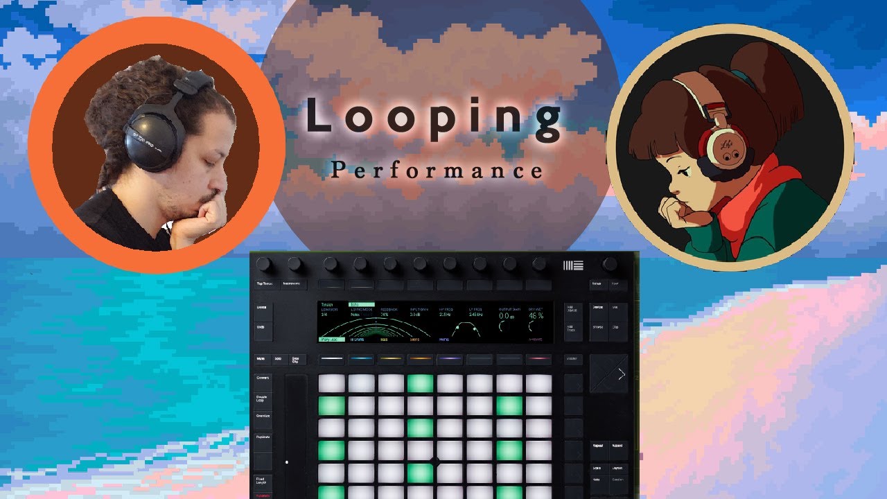 Hip Hop Lofi // Live Looping performance with Ableton Push 2 - YouTube