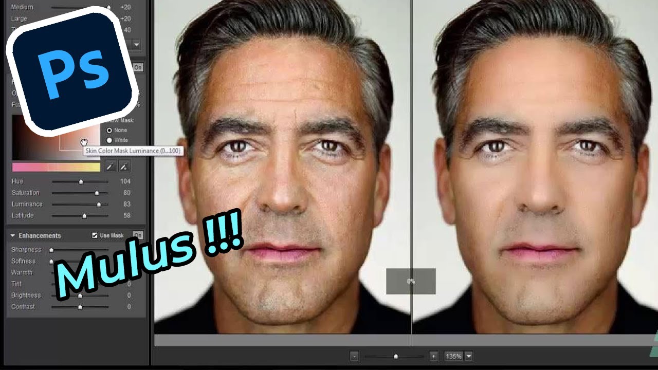 Cara memuluskan wajah pada photoshop | Cara menggunakan filter ...