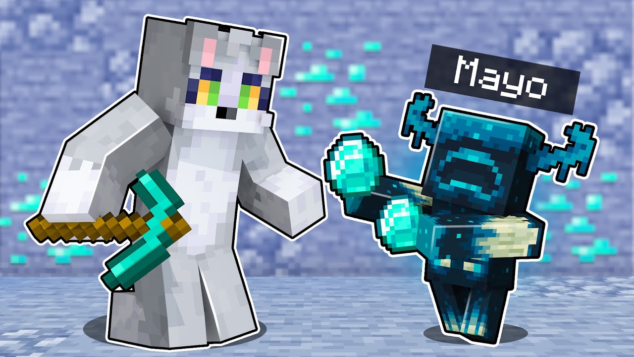 Jugando Minecraft siendo un Warden Amistoso - YouTube