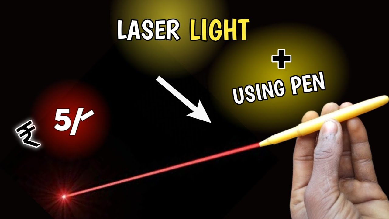 How to make a easy laser light at home | how to make a laser light ...