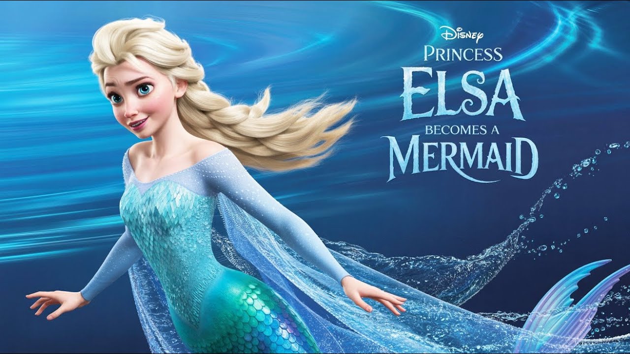 Mermaid Transformation of Frozen Elsa - Disney Princess Elsa Mermaid TF ...