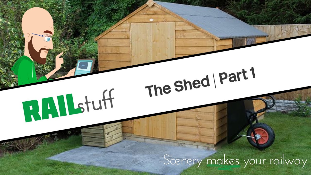 The Shed: How to make a mess of building a model shed - YouTube