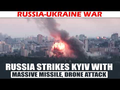 Russia strikes Kyiv with massive missile and drone attack, killing one | Ukraine-Russia War News