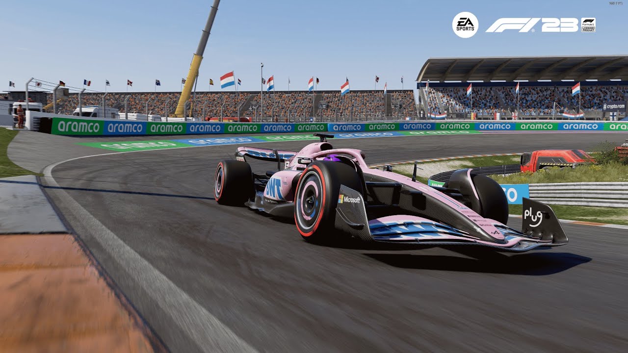 How To Unlock The Alpine Pink Flip Livery - F1 23 - YouTube