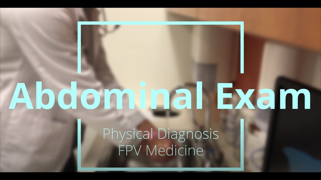 Abdominal Exam - YouTube