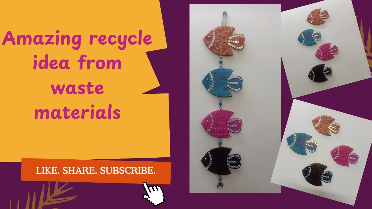 Amazing recycle idea from waste/Best out of waste - YouTube