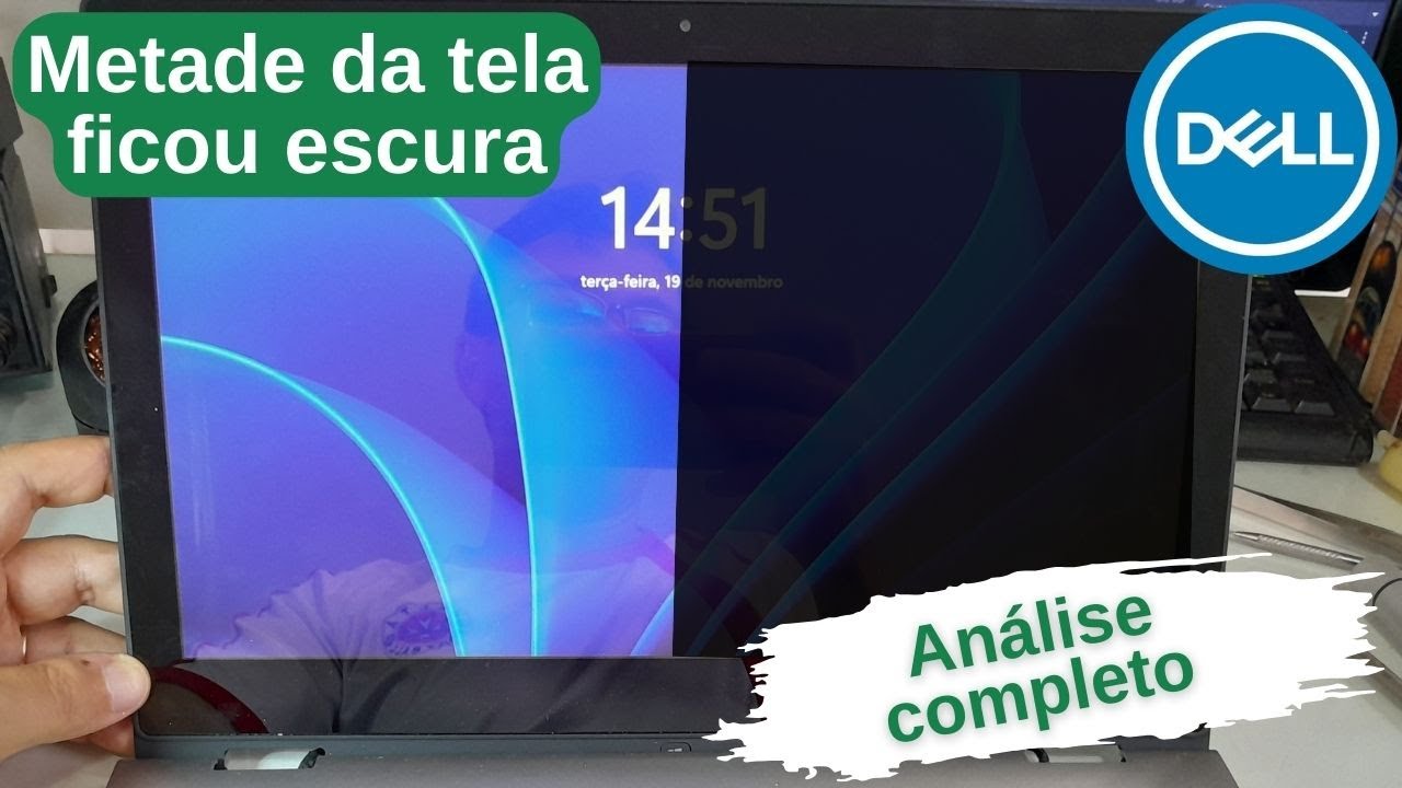 Análise e reparo completo! Notebook Dell Inspiron 7348 com metade da ...