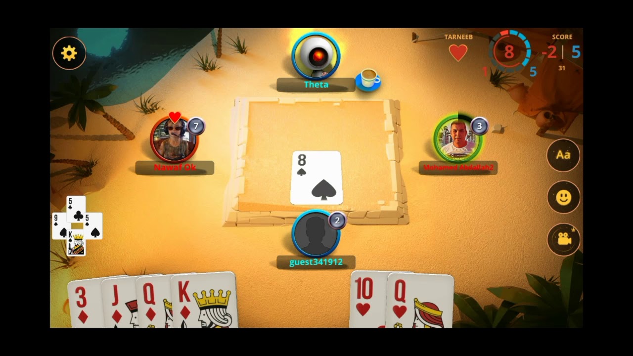 Tarneeb | Gameplay #2 | Card Game (Android ,IOS) | The Android Games ...