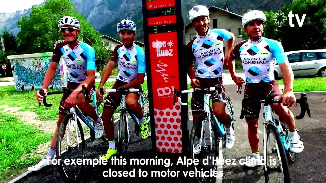 Alpe d'Huez - The Iconic Climb up the 21 switchbacks - YouTube