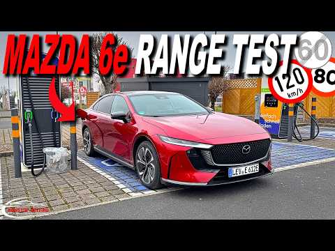 Mazda 6e | Range Test 100km/h vs 120km/h vs 140km/h vs Top Speed | Autobahn