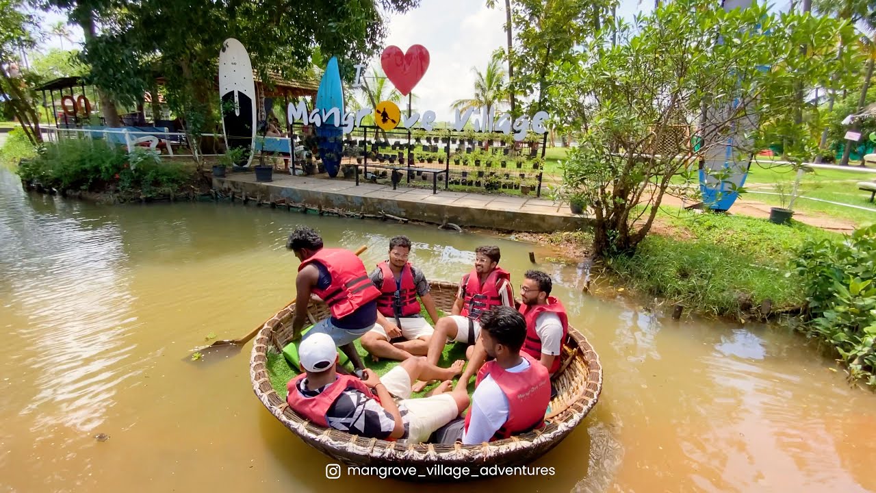 Coracle Ride | Varkala | Mangrove Village Adventures - YouTube