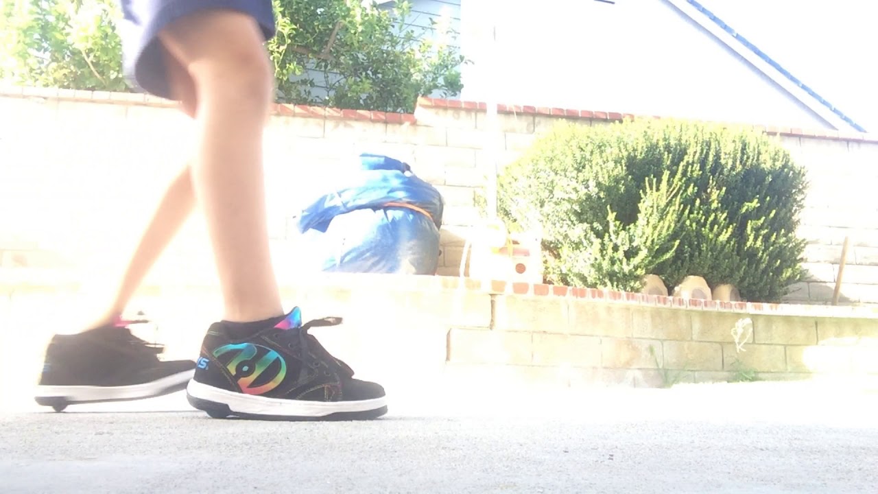 How to Heely with one wheel and two wheels - YouTube