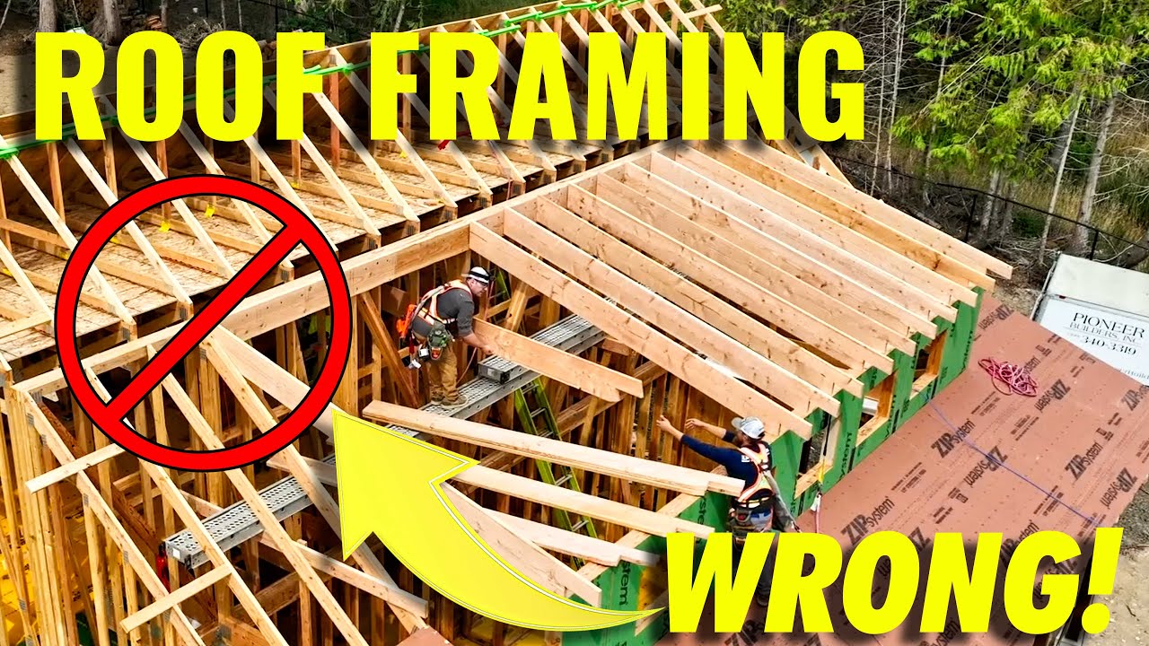 ROOF FRAMING DISASTER! What Happens When You Get it WRONG! - YouTube