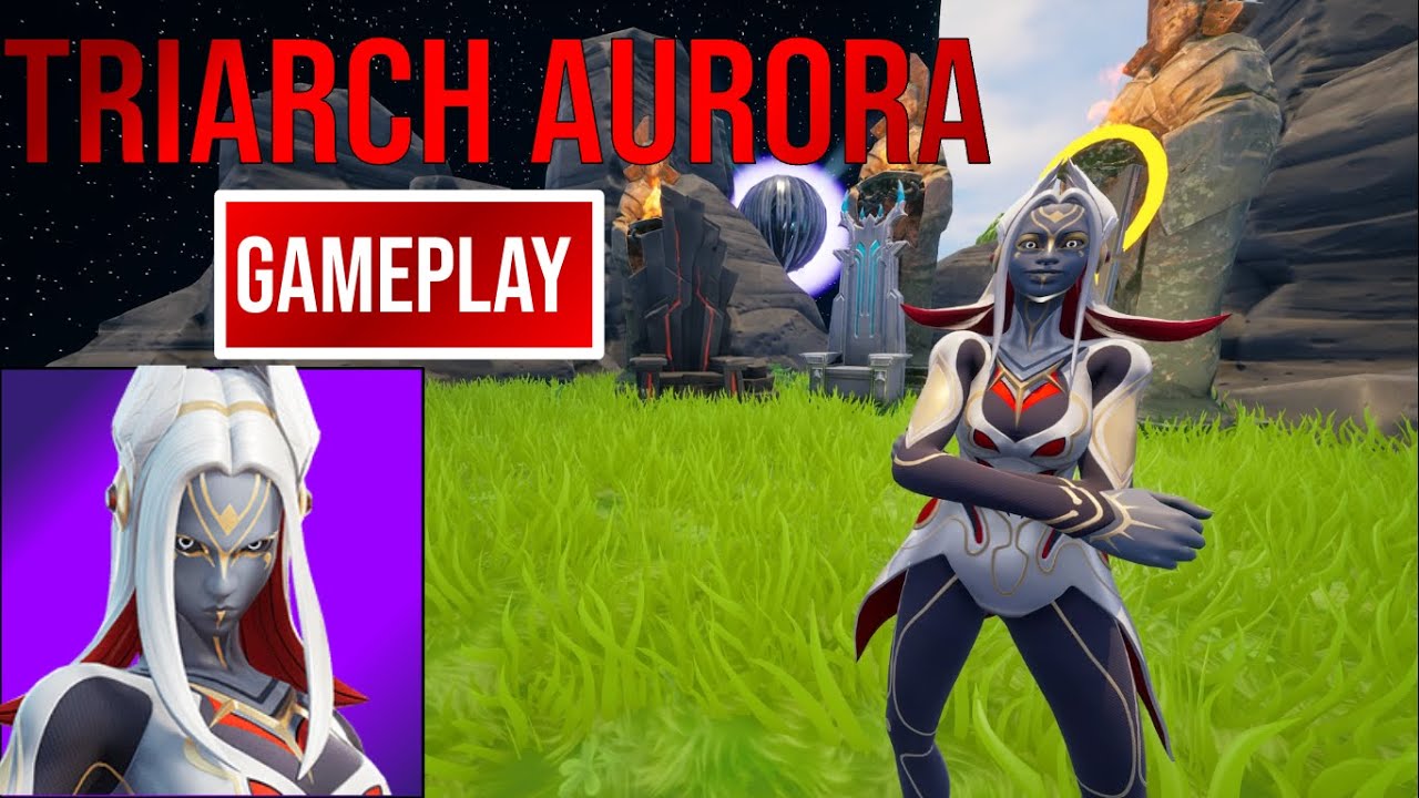 New Triarch Aurora Skin Gameplay (Fortnite Battle Royale) - YouTube