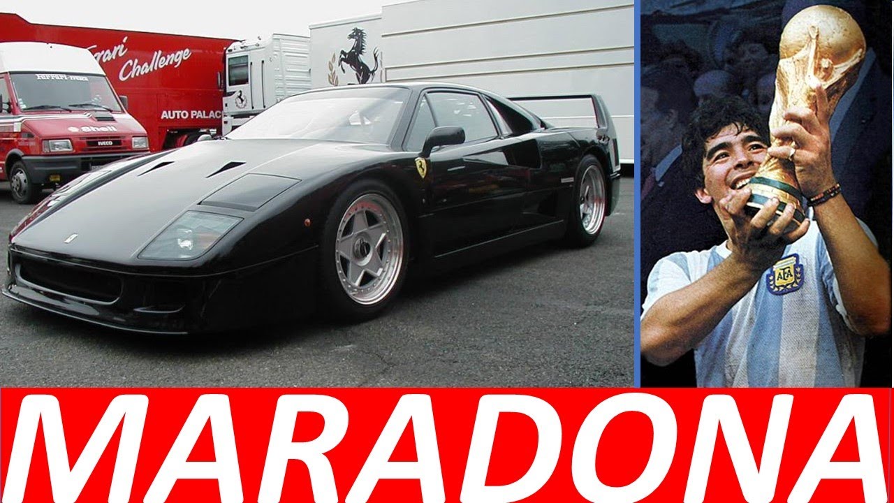 Ferrari negro de Maradona - YouTube