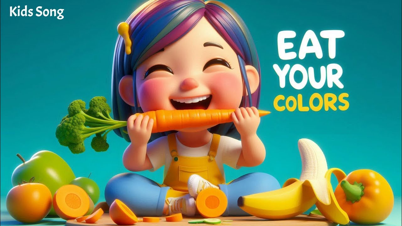 Eat Your Colors | Fun Kids Song About Healthy Eating | Sing along # ...