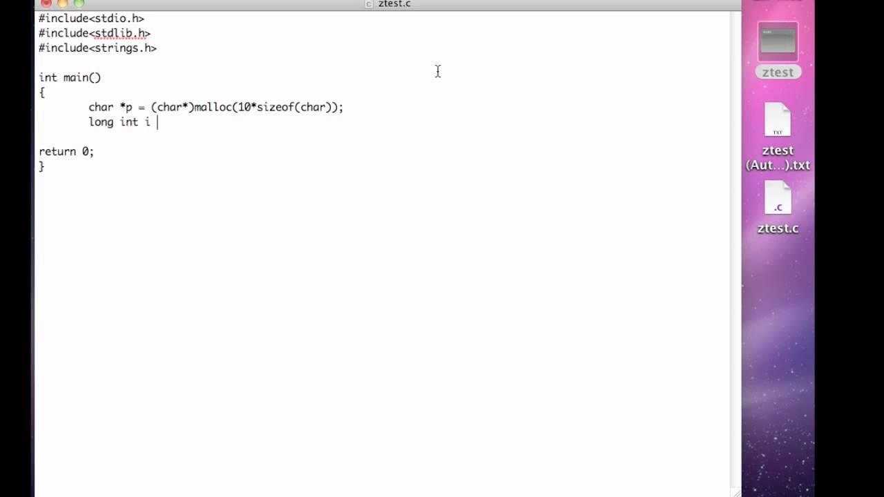 Operating System concept 1 - Segmentation fault using C code - YouTube