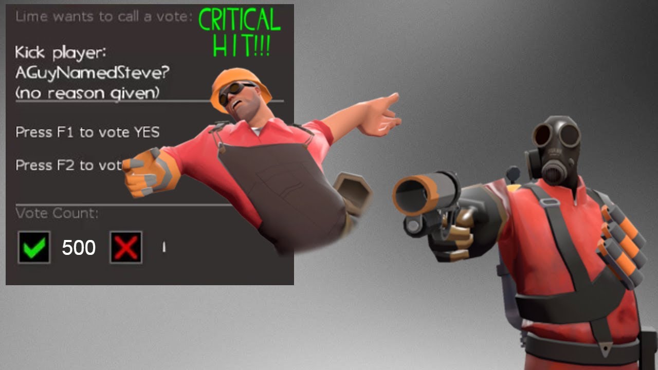 How to get kicked instantly in Team Fortress 2 - YouTube