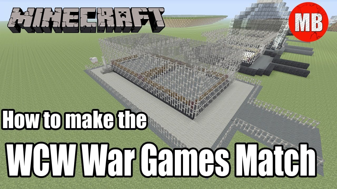 How to Build the WCW War Games Match in Minecraft! - YouTube