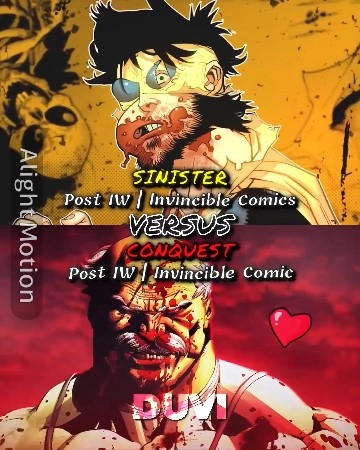 Sinister Mark vs Conquest || Invincible Comics - YouTube
