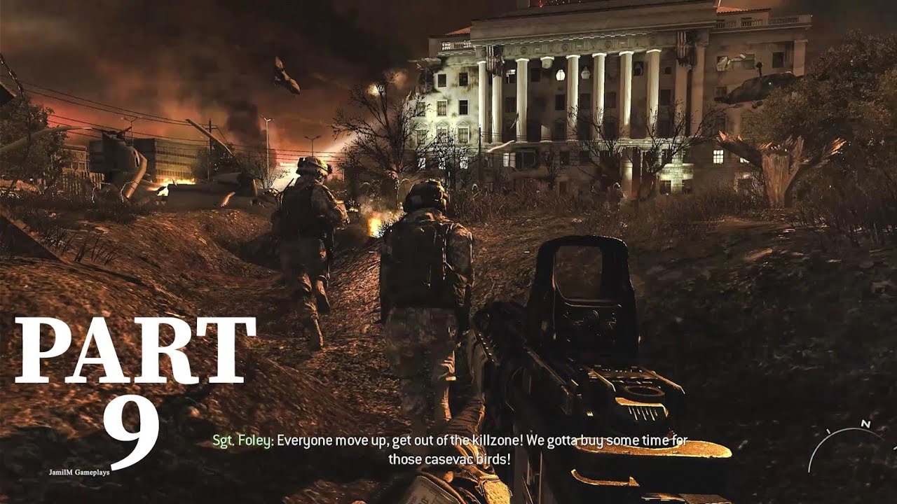 CALL OF DUTY MODERN WARFARE 2 Walkthrough Gameplay Part 9 - THE BATTLE ...