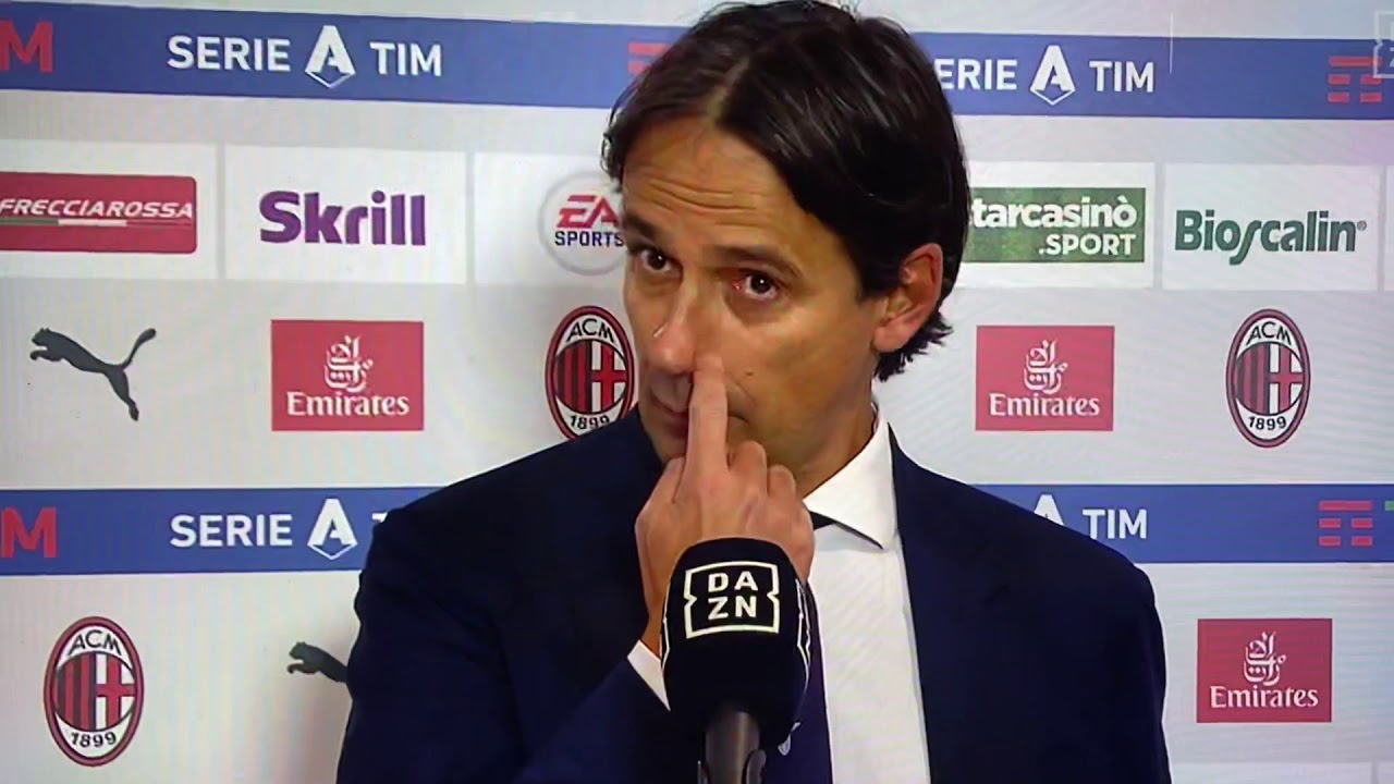 Simone Inzaghi Post Milan-Lazio 3-2 “Rizultato buzardo, Spiaze” - YouTube