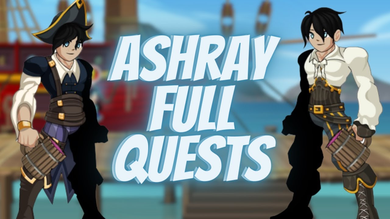 AQW - ASHRAY FULL QUESTS (NEW MERGE SHOP) - YouTube