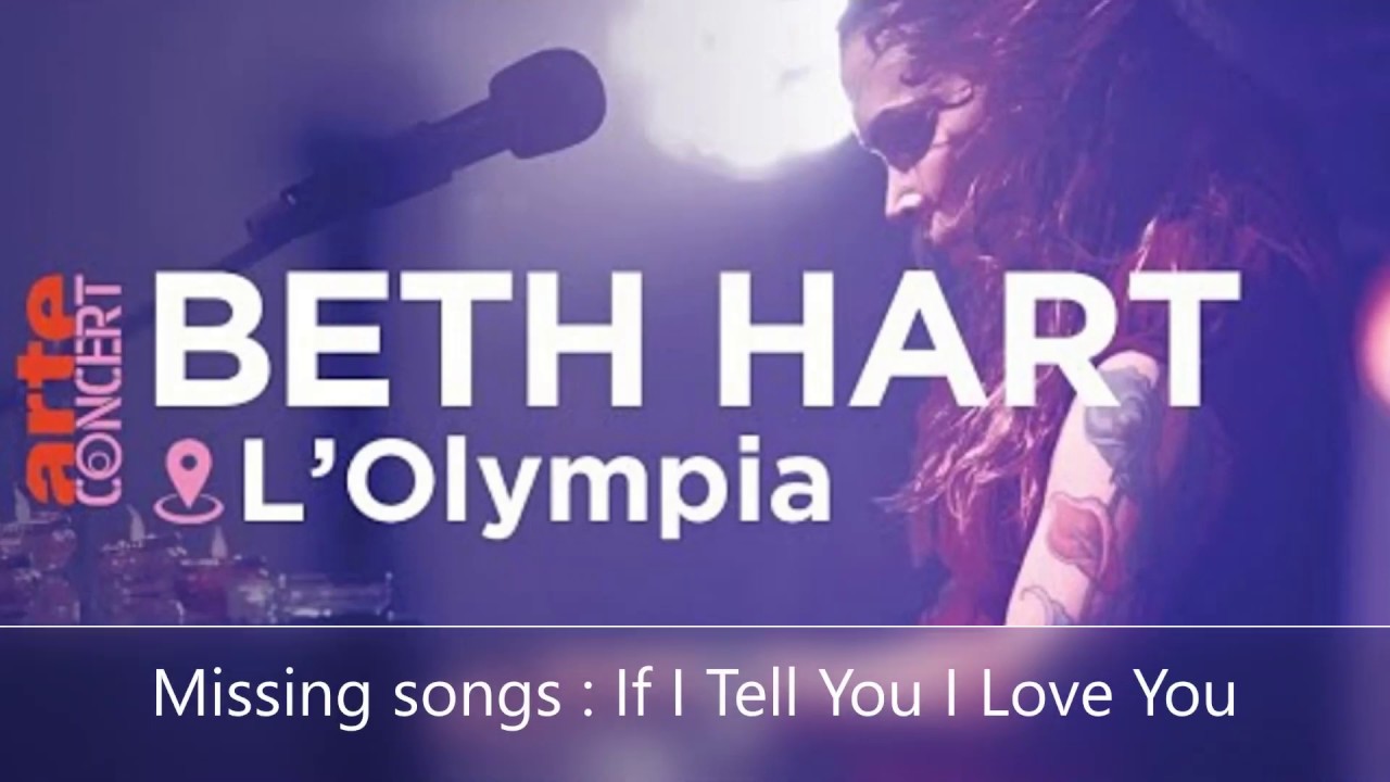 Beth Hart - If I Tell You I Love You (Melody Gardot) (Paris, L'Olympia - 2020) - Missing Songs ...