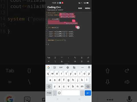 array multidimensi - YouTube